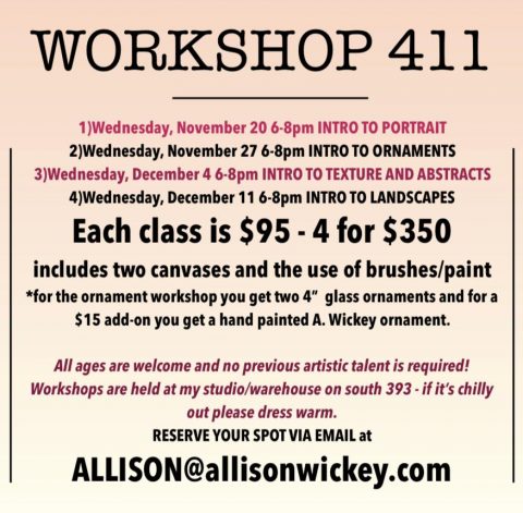 Creativity Workshops with Allison Wickey - Artists of 30a & South Walton